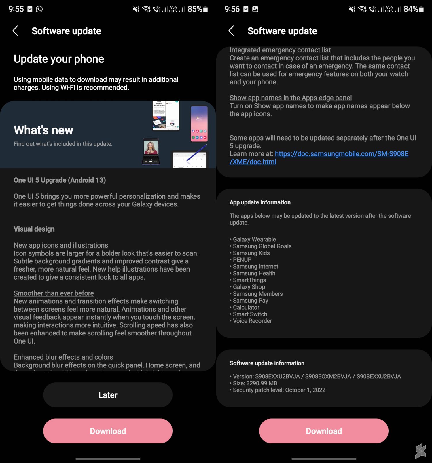 大马Samsung Galaxy S22 Ultra 5G 已更新至One UI 5 - SoyaCincau