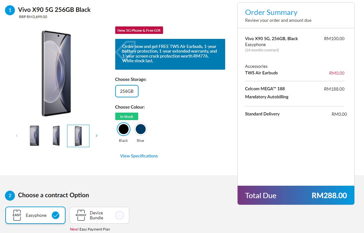 每月最低58令吉起！现可签购Celcom和Digi配套获得vivo X90 5G - SoyaCincau
