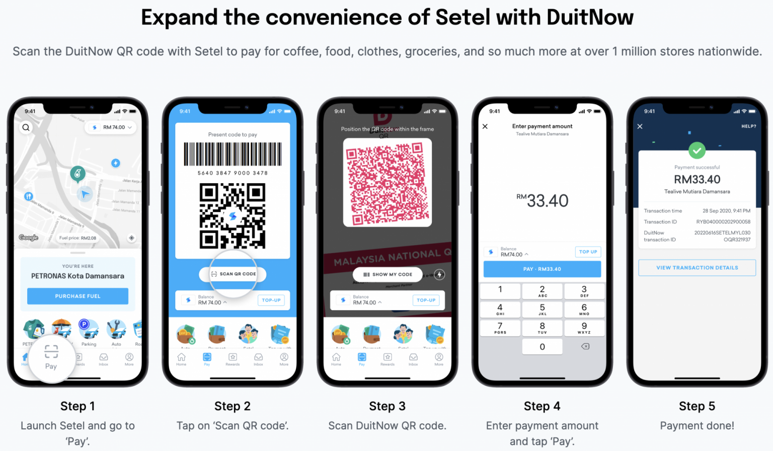 更多选择！Setel电子钱包支持DuitNow QR支付 - SoyaCincau
