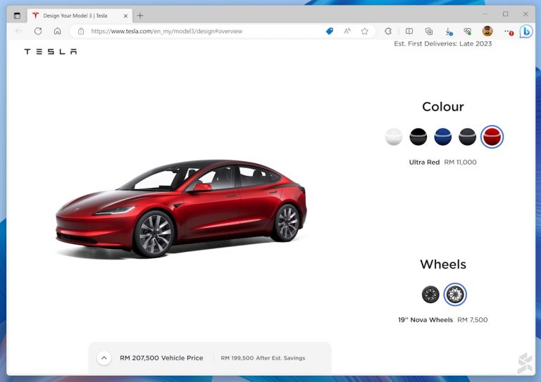 特斯拉Model 3 Highland开放预订！售价RM18.9万起 - SoyaCincau