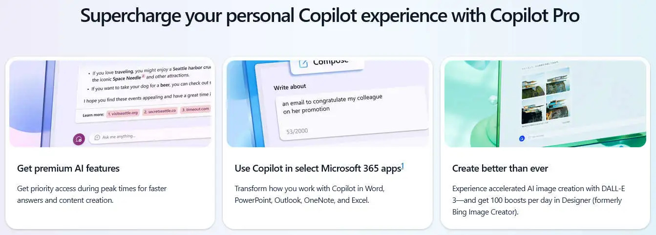 专为企业和专业人士而设 微软Copilot Pro每月RM98 - SoyaCincau